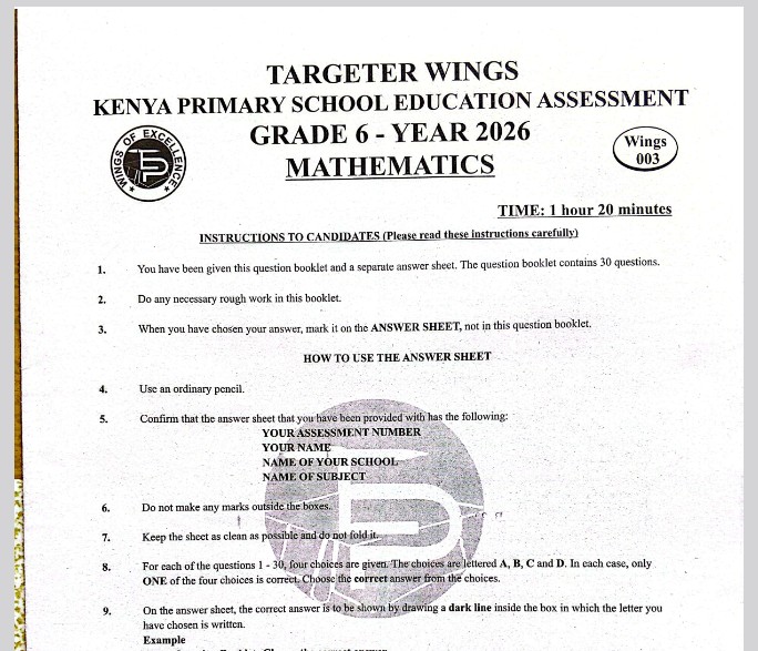 Kenya exam